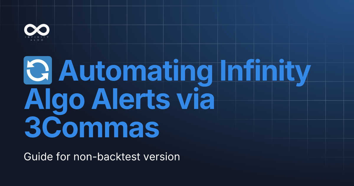 🔄 Automating Infinity Algo Alerts via 3Commas | Infinity Algo Docs Guide Tutorial Settings